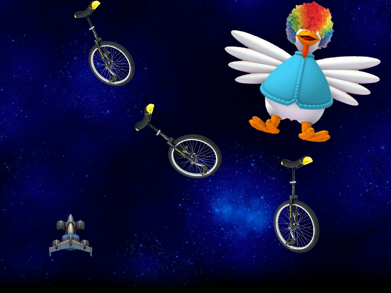 Boss: Clown Chicken/Hen clown/Clown-chick - Ideas - Chicken Invaders ...