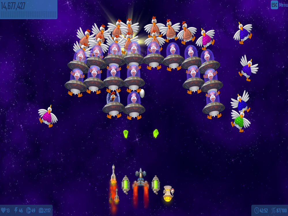 Incredible spaceship - Early Access - Chicken Invaders Universe