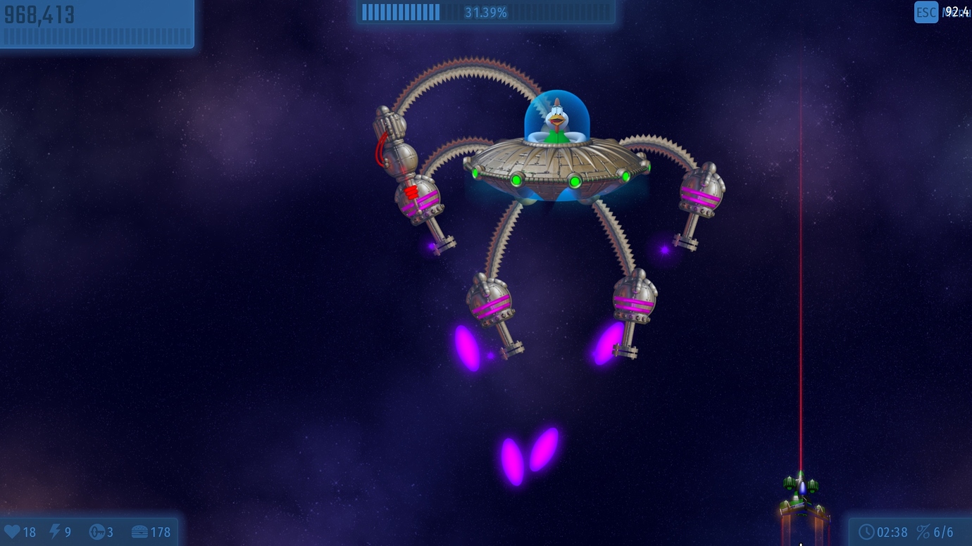 U.C.O laser (or rather lack of it) - Early Access - Chicken Invaders ...