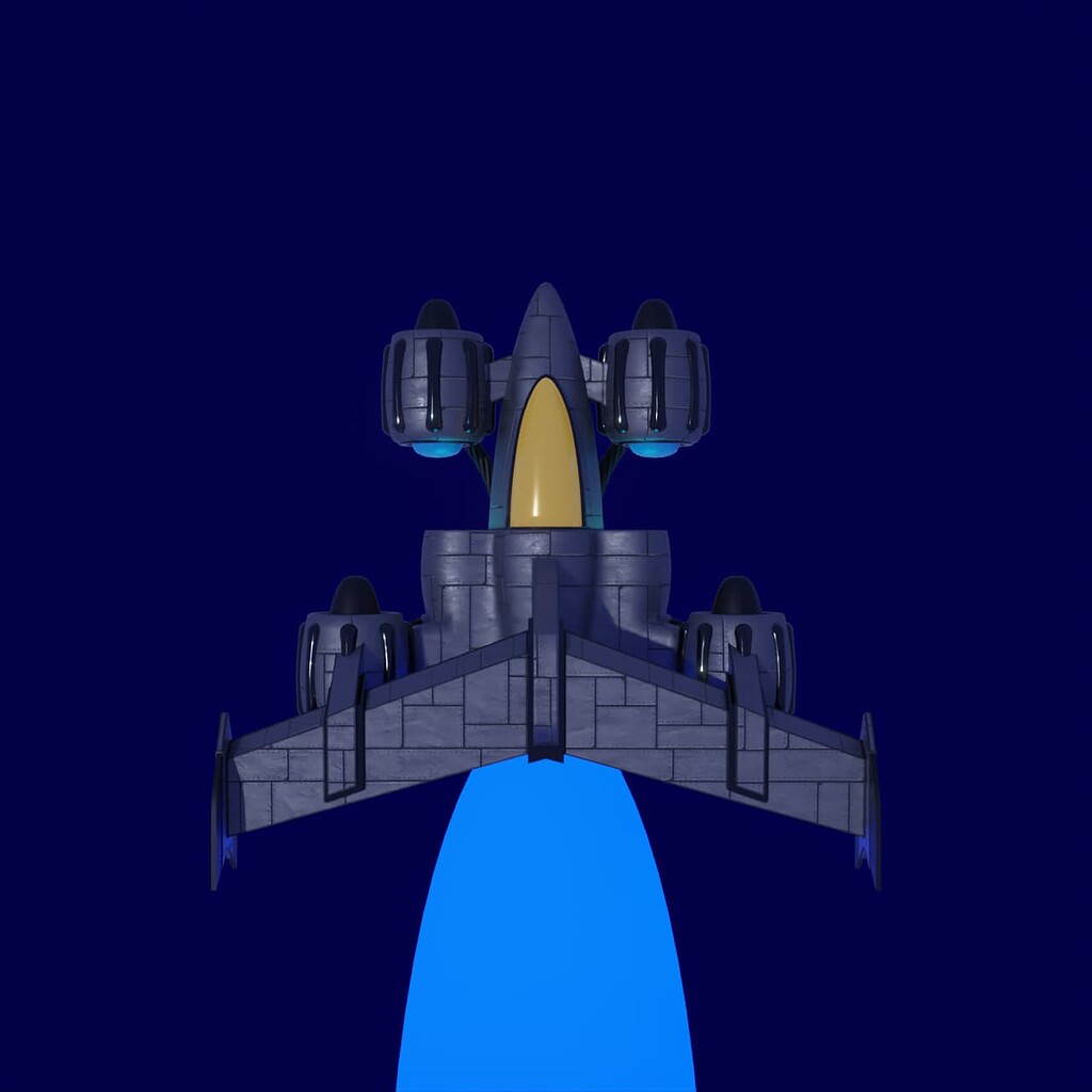 3D Spaceship model redone - Chicken Invaders - Chicken Invaders Universe