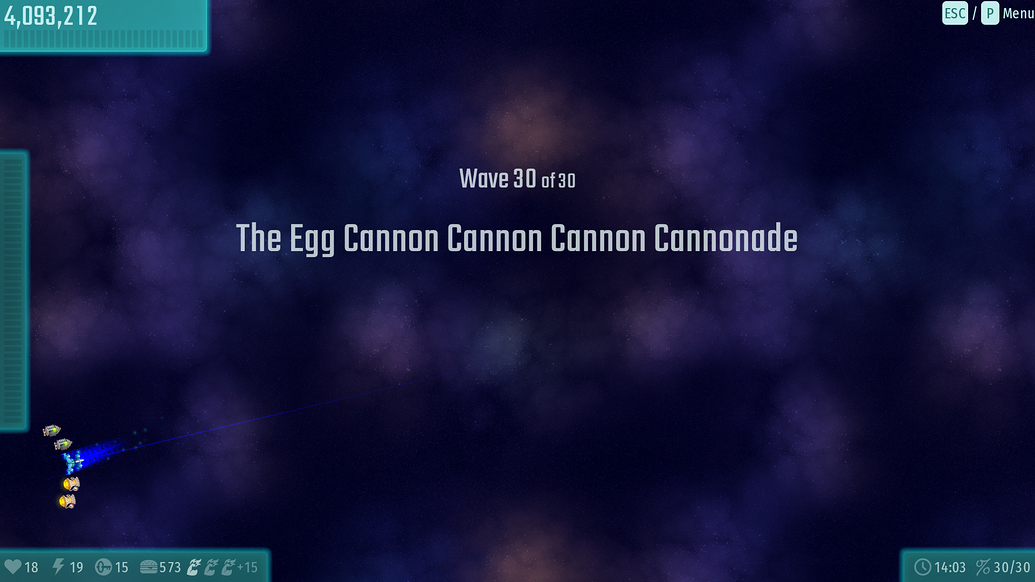 The egg cannon cannon cannon cannonade - Chicken Invaders - Chicken ...