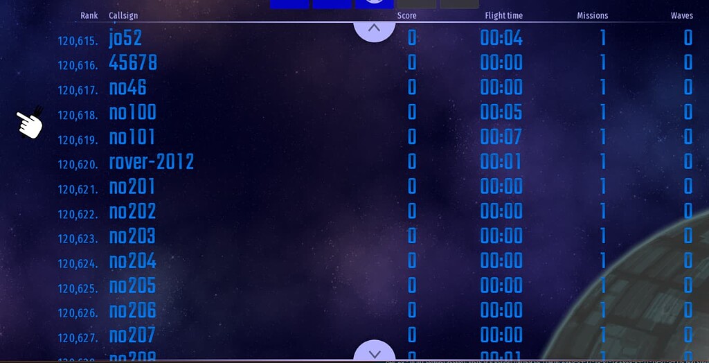 Strange callsign patterns - CIU development - Chicken Invaders Universe