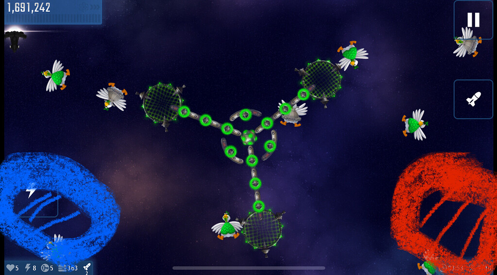 PORTALS in the “spawner spinner” levels - Ideas - Chicken Invaders Universe