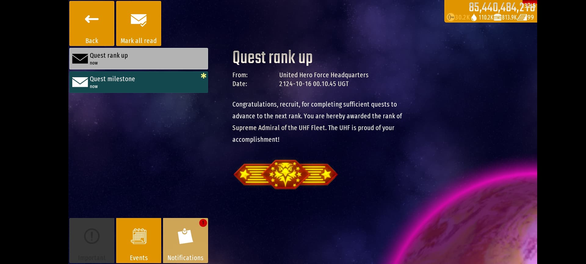Post your Quest Rank! - #722 by Avine - Chicken Invaders - Chicken ...